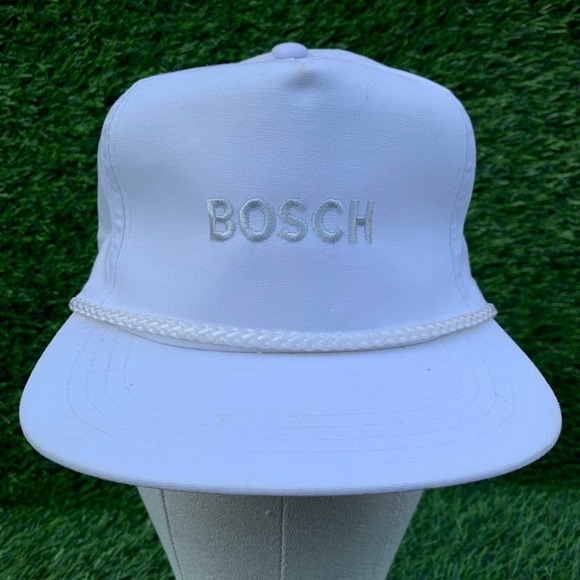 Yupoong | Accessories | Vtg Bosch Power Tools Rope Strapback Hat ...